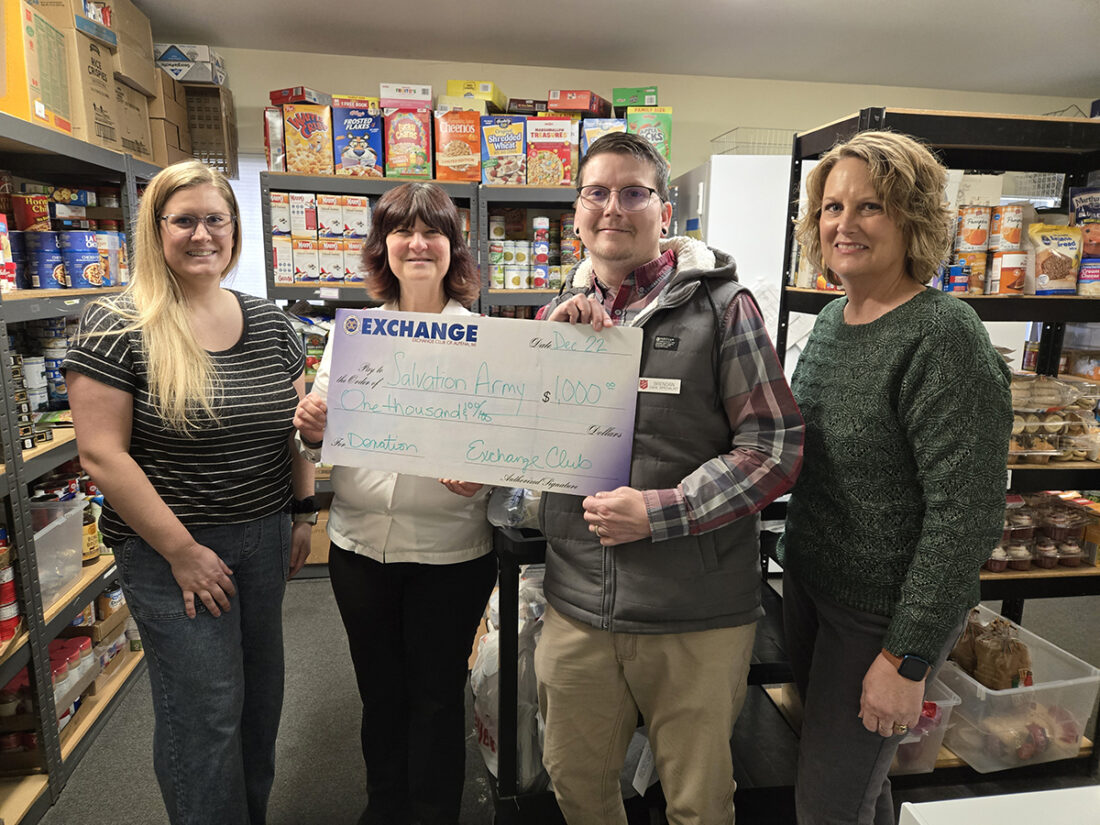 Exchange Club of Alpena donates to Salvation Army | News, Sports, Jobs ...